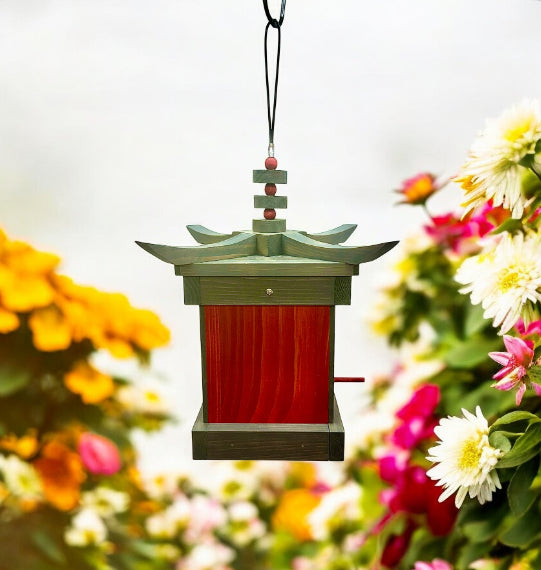 Pagoda Asian Style Bird House – Ganeko's Garden & Woodworks